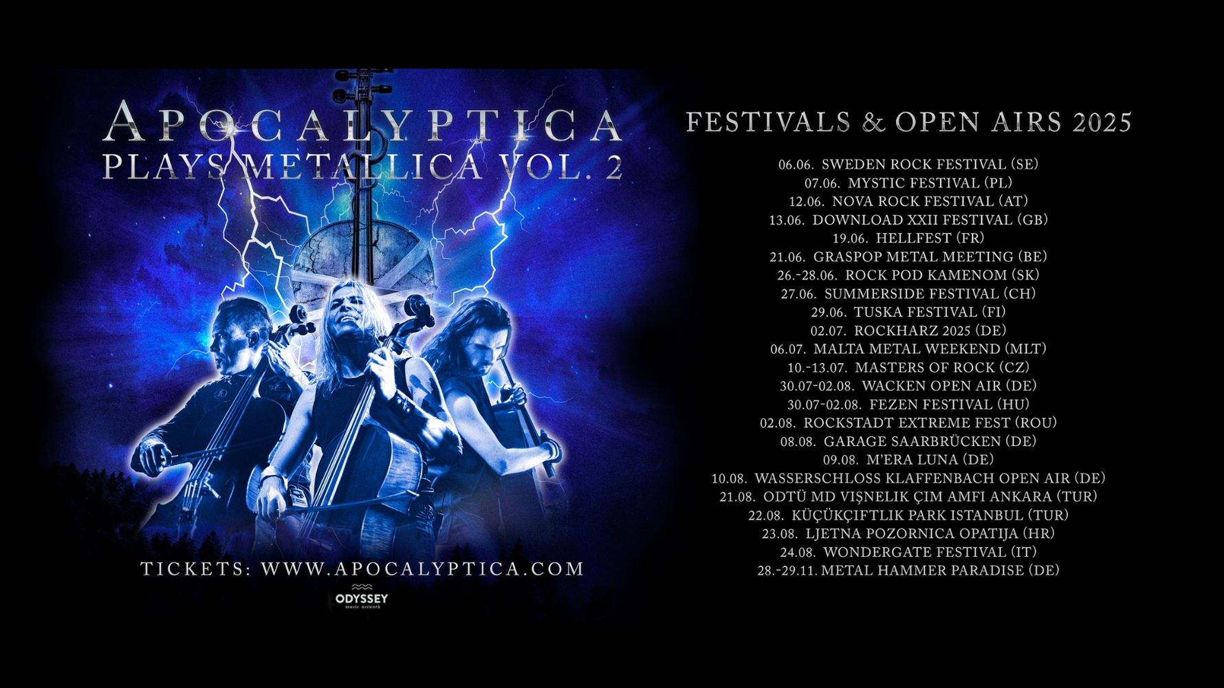 APOCALYPTICA – Offizieller Band-Shop | T-Shirts, Vinyls & Fan-Merch ...